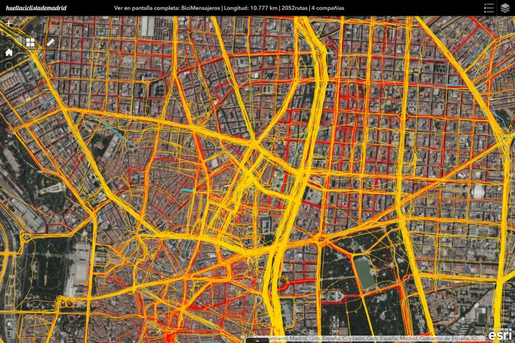 Maps and Visualizations | huellaciclistademadrid